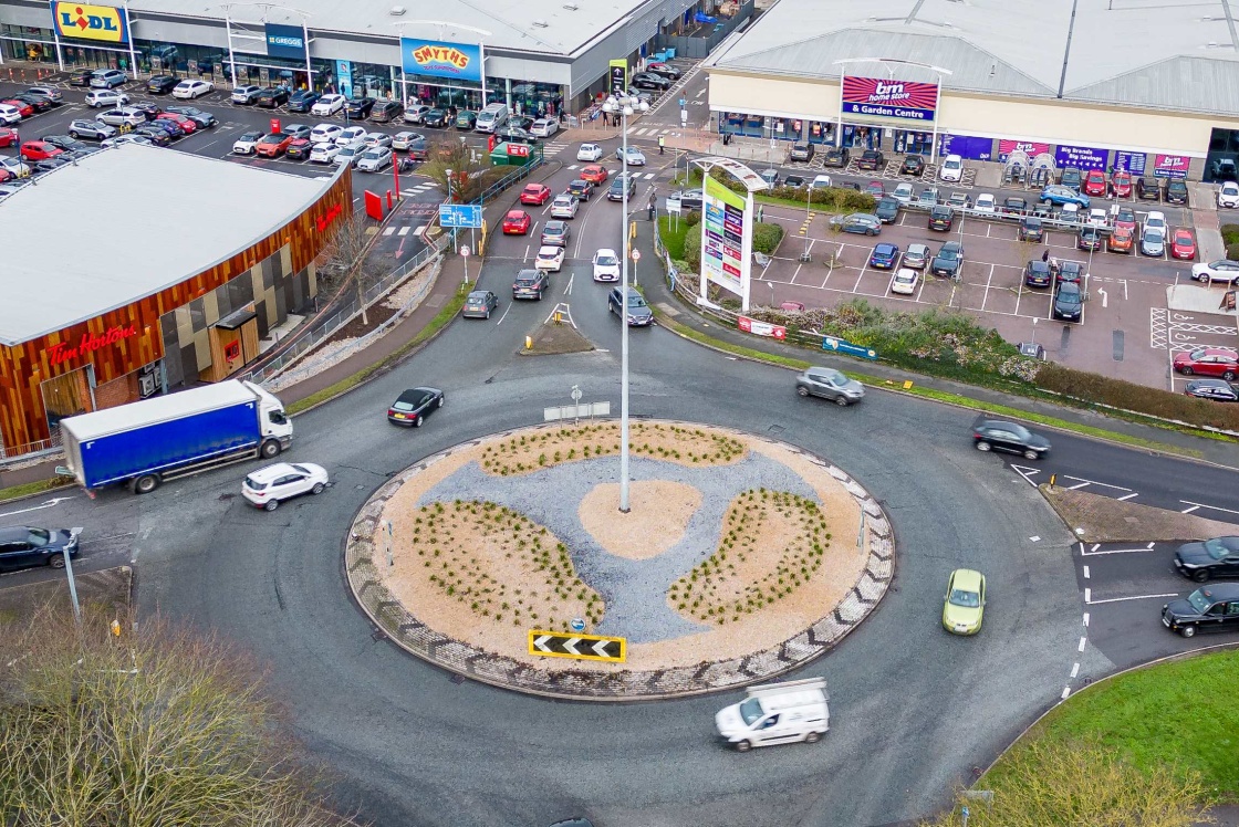 What a turnaround - roundabout transformation completed | Harlow Council