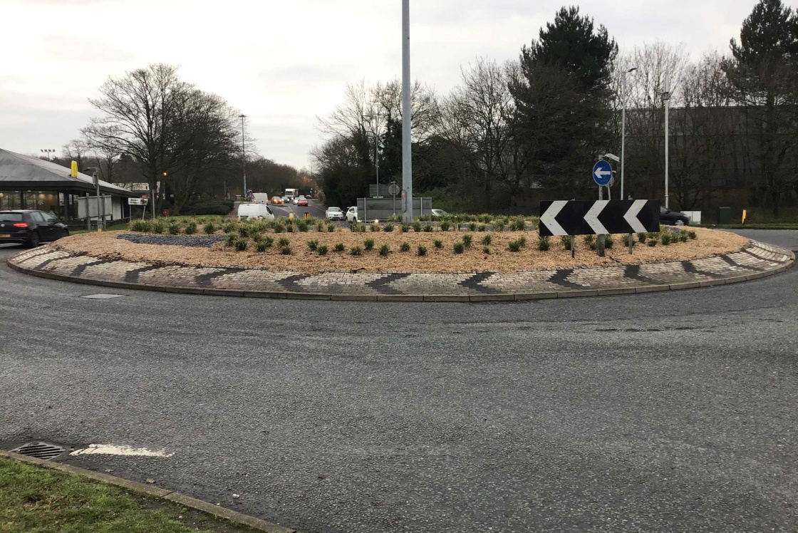 What a turnaround - roundabout transformation completed | Harlow Council